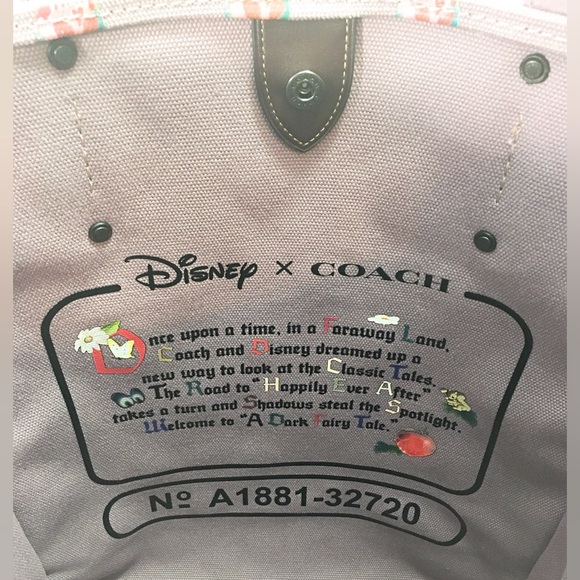 Coach | Bags | Coach Disney Snow White Poison Apple Tote Bag New | Poshmark